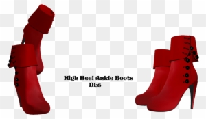 High Heel Ankle Boots Dl By Allena Frost Walker - Mmd Heeled Boots ...