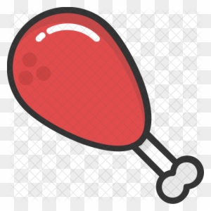 Leg Chicken Icon - Peace And Love - Free Transparent PNG Clipart Images ...