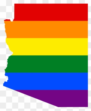 Open - Gay Pride Flag Arizona - Free Transparent PNG Clipart Images ...