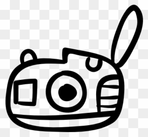Hand Painted Camera Icon - Camera Handmade Icon - Free Transparent PNG ...
