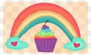 Rainbow Cake Clipart Cupcakes Cupcake Clip Art Pinterest - Rainbow ...