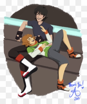 Keith And Pidge Having Fun On The Couch And Hang Out - Keith X Pidge ...