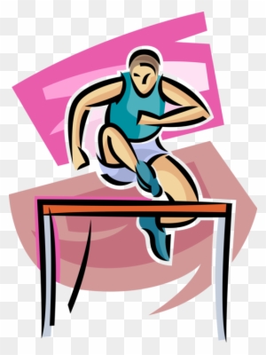 Vector Illustration Of Track And Field Athletic Sport - Vector ...