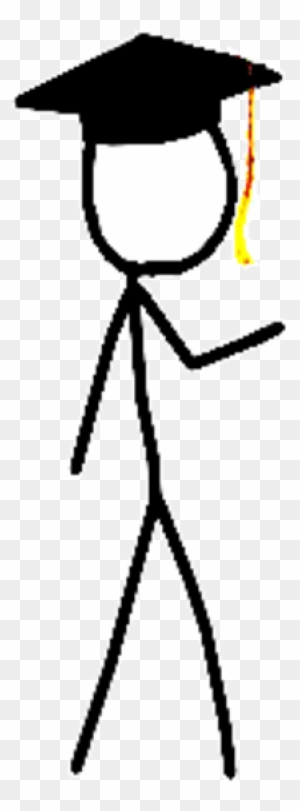 Graduation Stick Figure - Free Transparent PNG Clipart Images Download