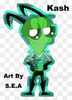 Invader Zim Oc-pj By Skunkynoid - Cartoon - Free Transparent PNG ...