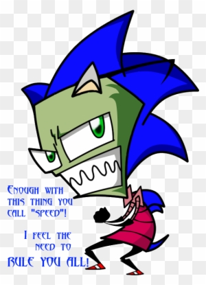 Sonic And Invader Zim