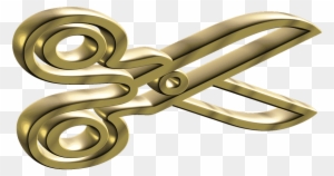 Scissor Clipart Gold - Transparent Gold Scissors - Free Transparent PNG ...