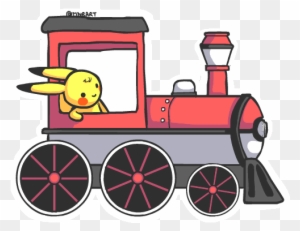 Mnrart 573 54 Pikachu - Pikachu On A Train - Free Transparent PNG ...