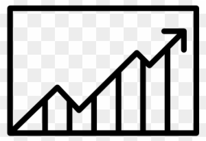 Ascending Line Chart Free Icon - Grafica Ascendente - Free Transparent ...