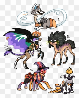 Halloween Designs Up For Auction By Griffsnuff - Fantasy Animal Ocs ...