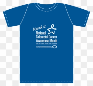 Asge Blue Star T-shirt - Colon Cancer T Shirt - Free Transparent PNG ...