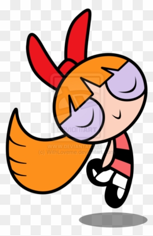 Powerpuff Girls Blossom Flying