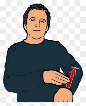 Both Open Hands Move Down In Slow Wavy Movements While - Asl Sign For ...