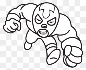 Luchador Wrestler Download - Octagon Aaa Lucha Libre - Free Transparent ...