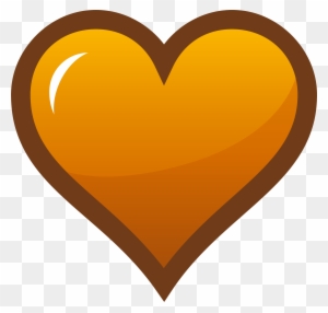 Orange Heart Clip Art - Orange Heart Clip Art - Free Transparent PNG ...