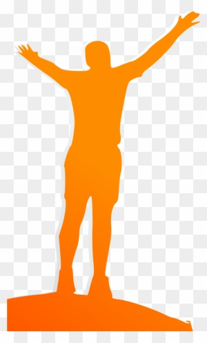 Clipart - Winning Silhouette Vector - Free Transparent PNG Clipart ...