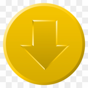 This Free Clip Arts Design Of Golden Download Button - Download - Free ...