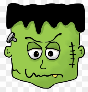 Frankenstein Face Clip Art - Frankenstein - Full Size PNG Clipart ...