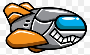 Free Cartoon Enemy Spaceship Clip Art - Spaceship Clipart - Free ...