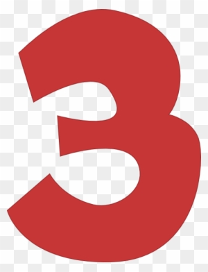 Simple Number 3 Clip Art