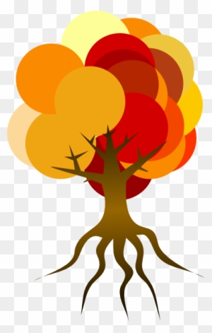 Transparent Tree With Roots Clip Art Download - Gold Tree Transparent ...