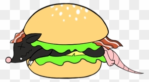 Rat Burger By Jkmeilinh - Ratburger Png - Free Transparent PNG Clipart ...
