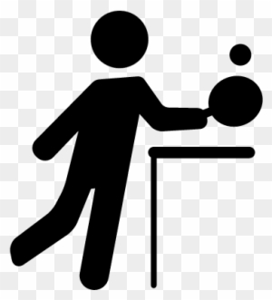 Ping Pong Clipart - Playing Table Tennis Clipart - Free Transparent PNG ...