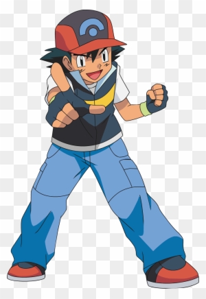 Ash Ketchum Vector By Insert Artistic Nick - Pikachu Personagens - Free ...
