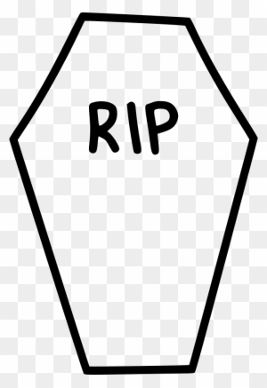 Coffin Casket Rip Death Funeral Comments - Coffin Drawing Easy - Free ...