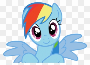Pngmlp Rainbow Dash Happy - Rainbow Dash - Free Transparent PNG Clipart ...
