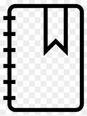 Notebook Stroke Interface Symbol With Spring And A - Notebook Symbols ...