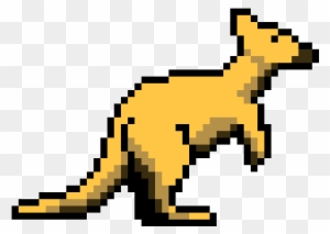 Kangaroo - Pixel Art Kangaroo - Free Transparent PNG Clipart Images ...