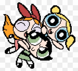 Powerpuff Girls - Powerpuff Girls Pixel Art - Free Transparent PNG ...