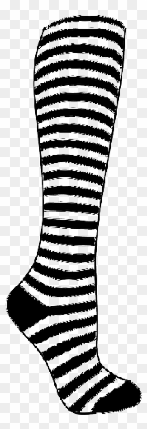 Socks Clip Art Black And White, Transparent PNG Clipart Images Free ...