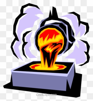 Smelter Royalty Free Vector Clip Art Illustration - Smelting Clipart ...