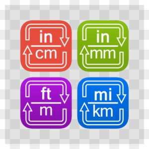 Convert Length, Height And Distance - Convert Mm To Inches Icon - Free ...