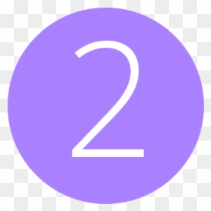 Purple Number 2 With Crown