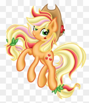 Rainbow Power Applejack By Zoevulpez On Deviantart - Cartoon - Free ...