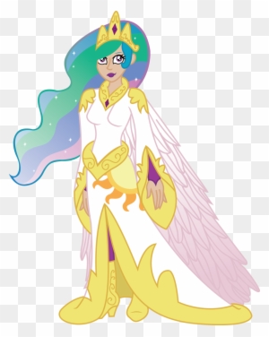 Princess Celestia Human Form Equestria Girls - Mlp Luna As A Human ...