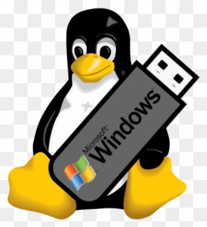 A Microsoft Windows Bootable Usb Flash Drive In Linux, - Linux Penguin ...