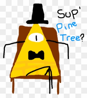 Dipper Pines Bill Cipher Fan Art - Gravity Falls Billdip - Free Transparent PNG Clipart Images ...