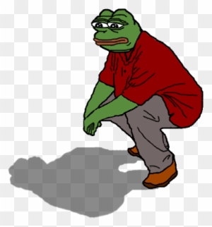 Frog And Pepe The Frog Image - Pepe The Frog Sitting - Free Transparent ...
