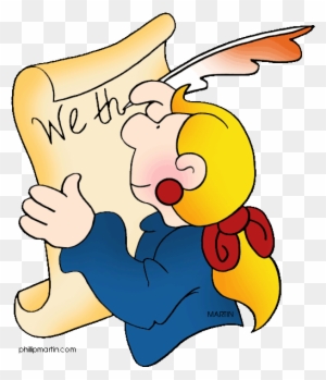 Declaration Of Independence Scroll Clipart