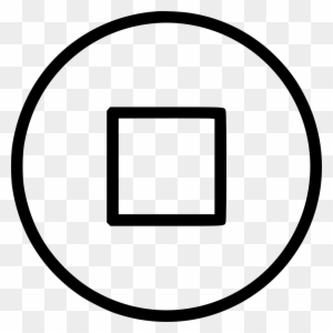 Stop Button Circle Comments - Stop Icon Png White - Free Transparent ...