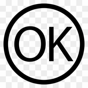 Other Ok Icon Images - Apple In A Circle - Free Transparent PNG Clipart ...