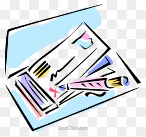 Writing A Check Royalty Free Vector Clip Art Illustration - Schecks ...