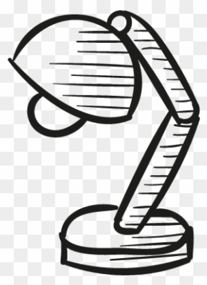 Drawn Light Bulb Transparent - Drawing For Table Lamp - Free ...