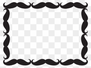 I Love Mustaches Clip Art Free For Kids - Transparent Mustache Border ...
