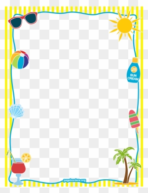 Summer Border Clipart, Transparent PNG Clipart Images Free Download ...