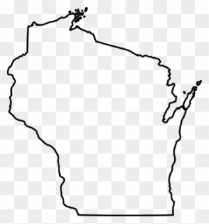Medium Image - State Of Wisconsin Outline - Free Transparent PNG ...